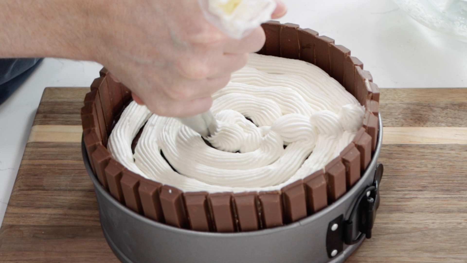 No-Bake Chocolate Cheesecake With Kit Kats : 13 Steps (with Pictures ...
