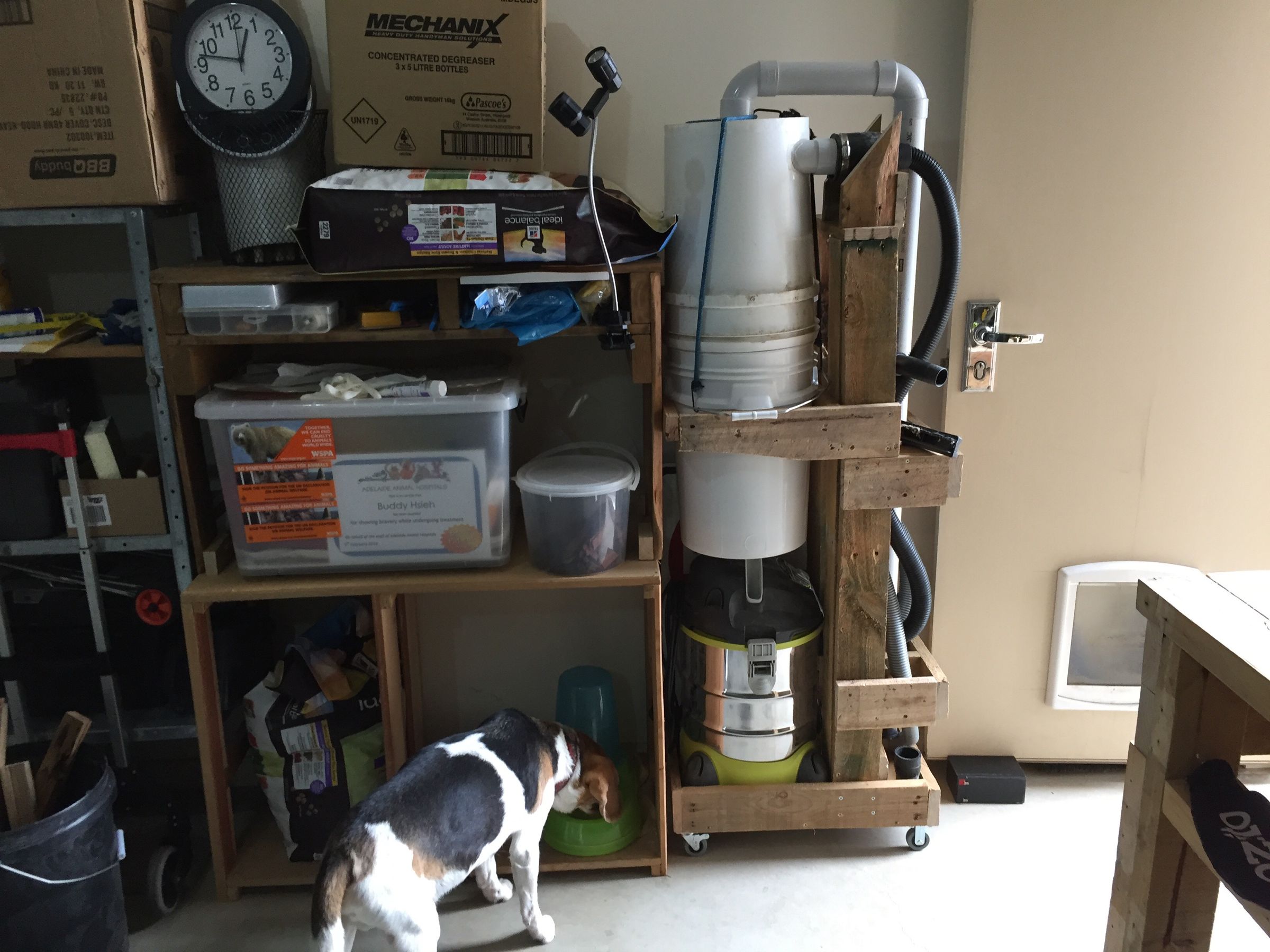 Shop Vac & Cyclone Dust Collection System Cart (Jay Bates Inspired) : 5 ...