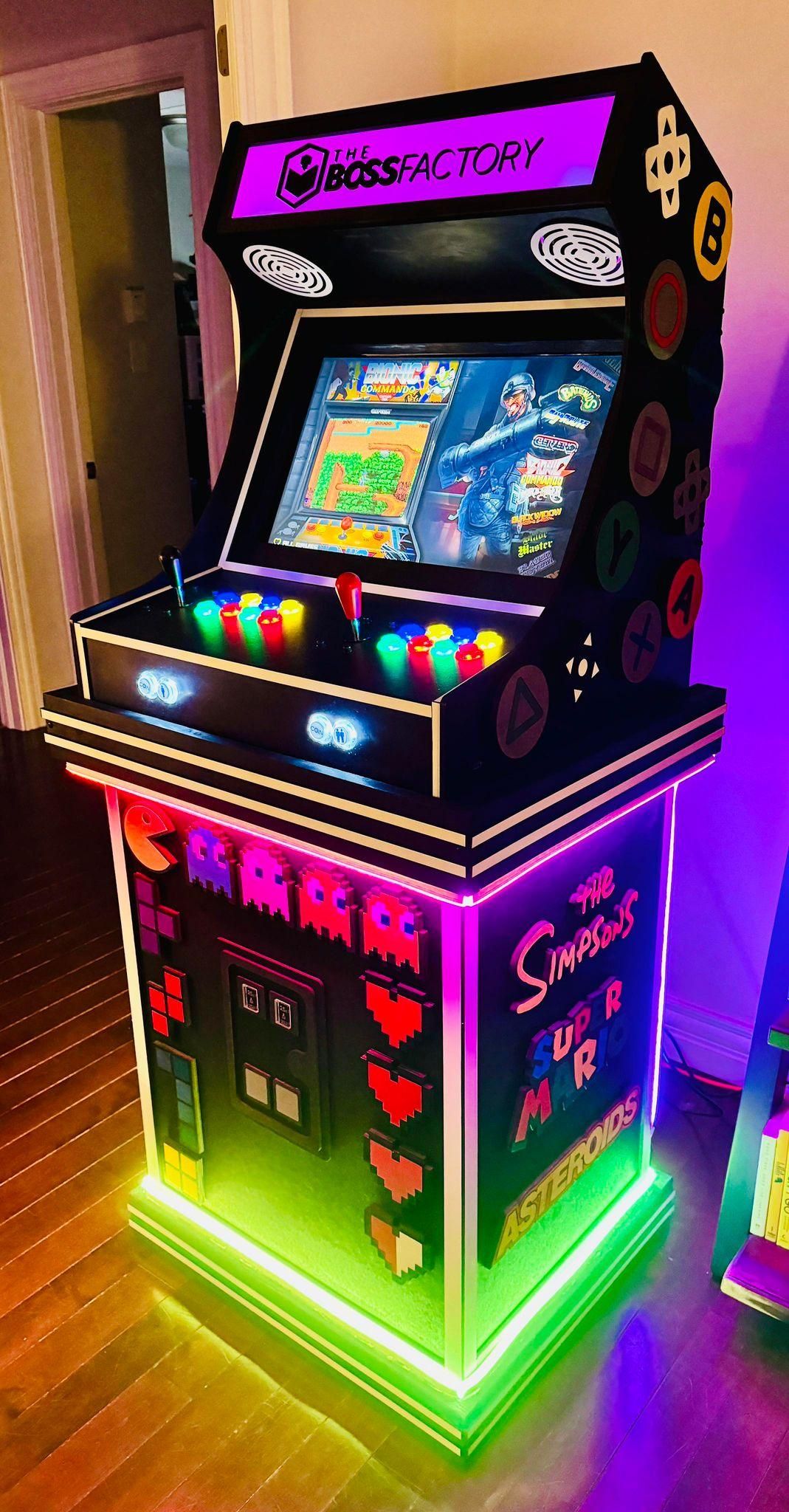Custom Light-Up Retro Arcade Cabinet : 7 Steps (with Pictures ...