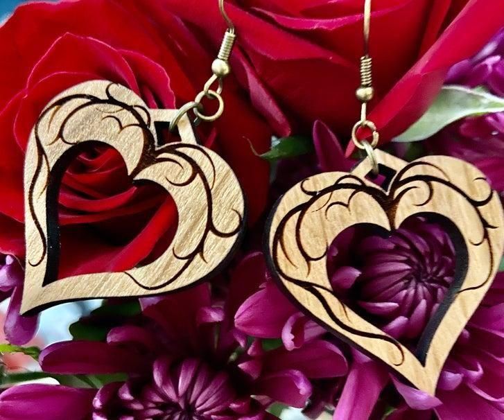 Lasercut Earrings W Inkscape and Glowforge : 6 Steps - Instructables