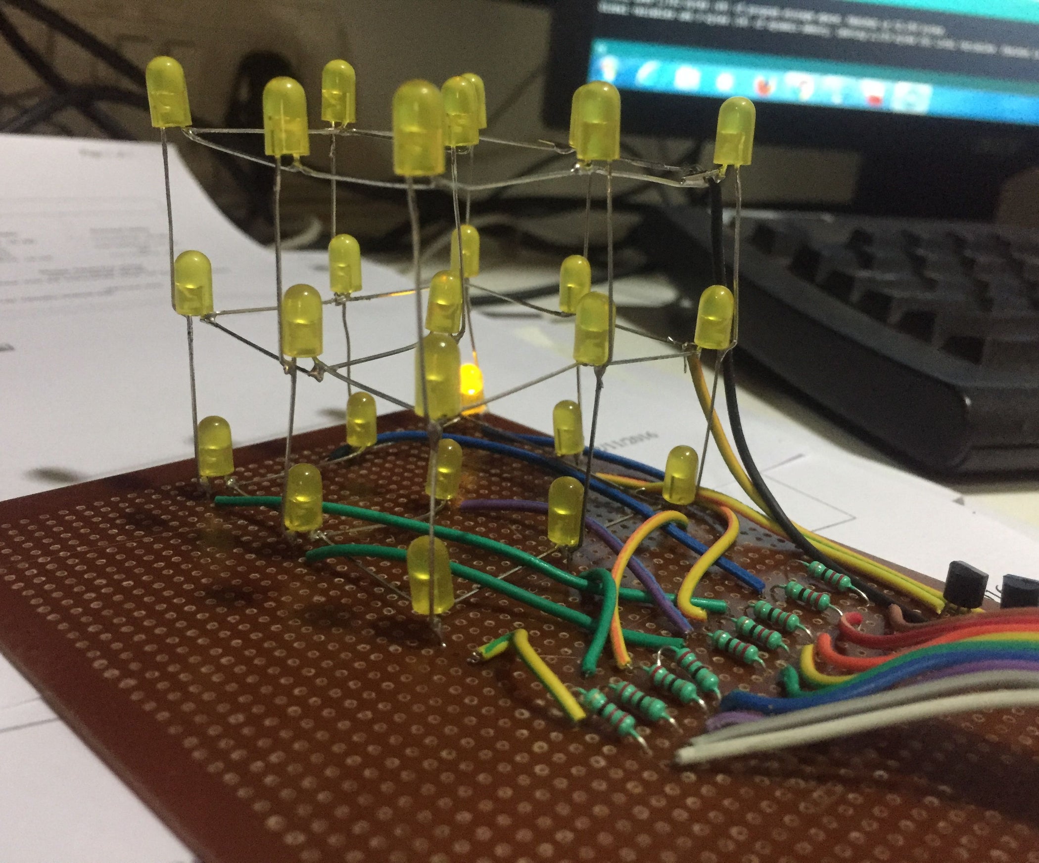 Led Cube 3x3x3 : 10 Steps (with Pictures) - Instructables