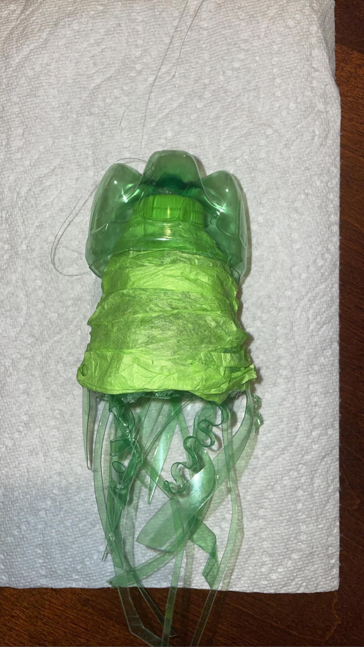 Recycled Glowing Jelly-Fish Hanging Light! : 10 Steps - Instructables