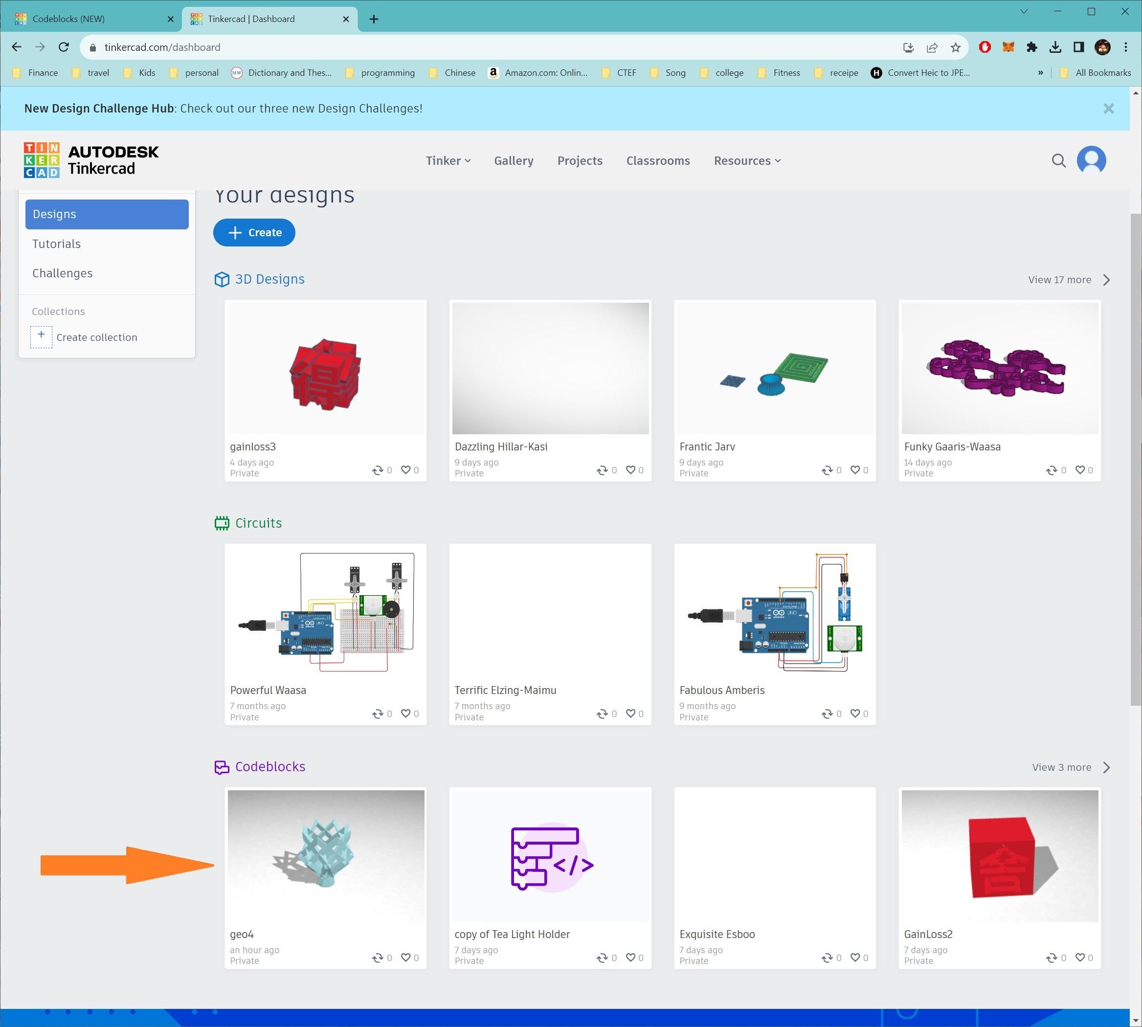 3D Printed LED Earring With Tinkercad Codeblocks : 3 Steps (with ...