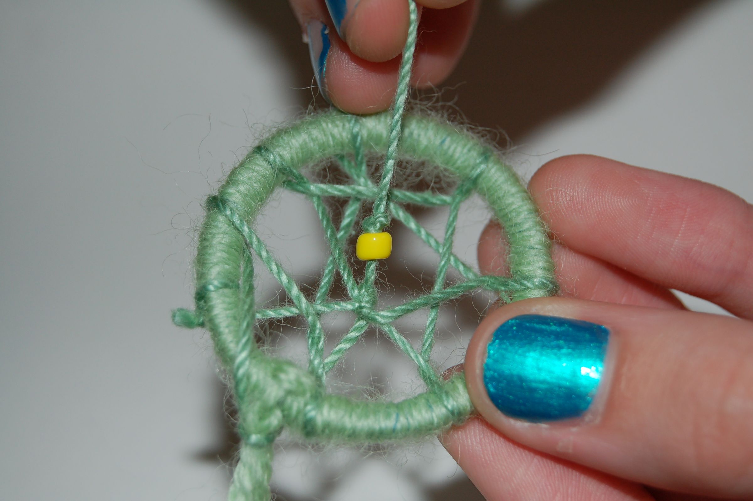 String Dream Catcher Nail
