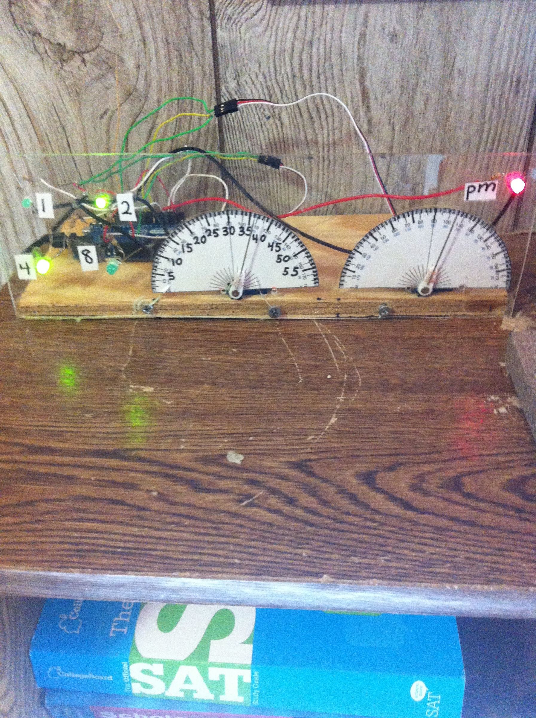 Binary/ Analog Clock : 8 Steps - Instructables
