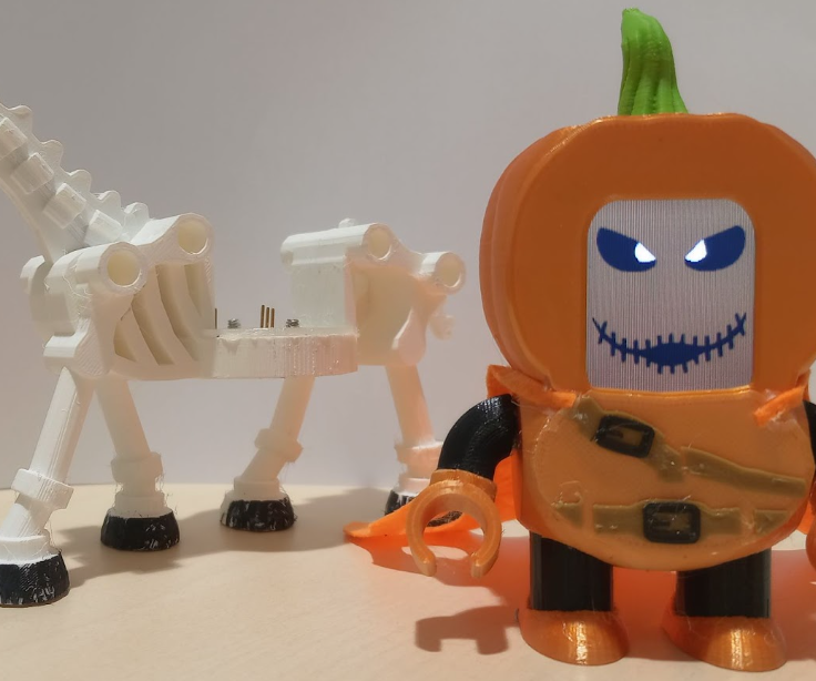 Interactive Electronic Toy of Jack-O-lantern & Horse : 20 Steps (with ...