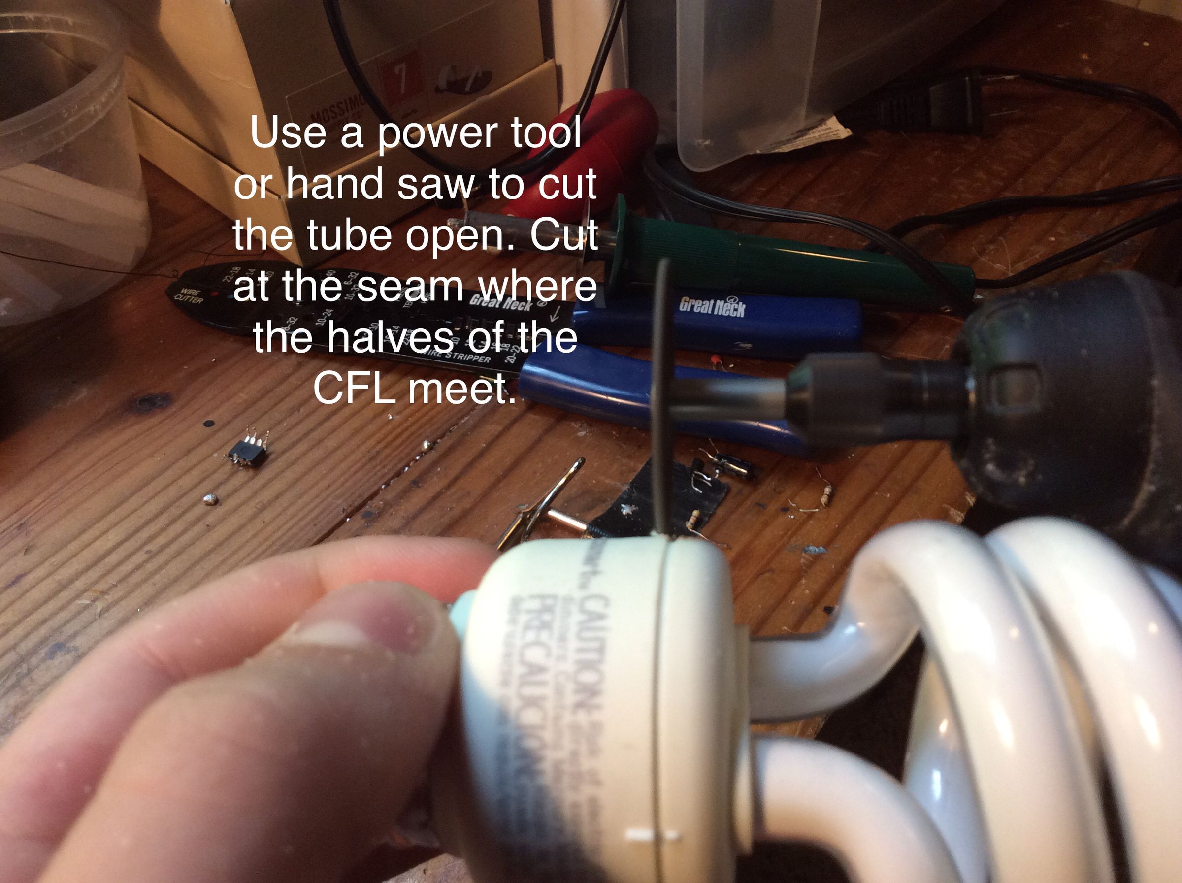 CFL Tubes: Get Some Useful Parts! : 6 Steps - Instructables
