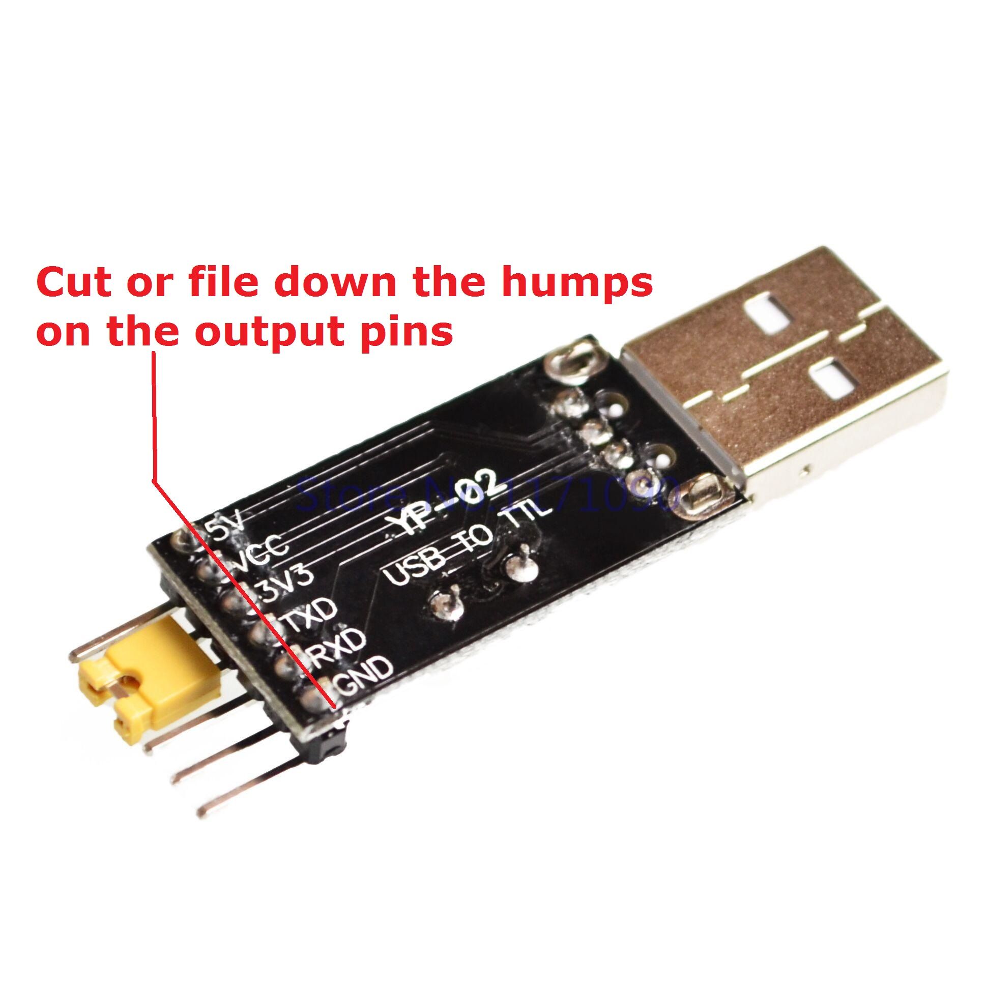 $1 USB to UART-serial Flashing Device (dongle) With 3.3 V Power Supply ...