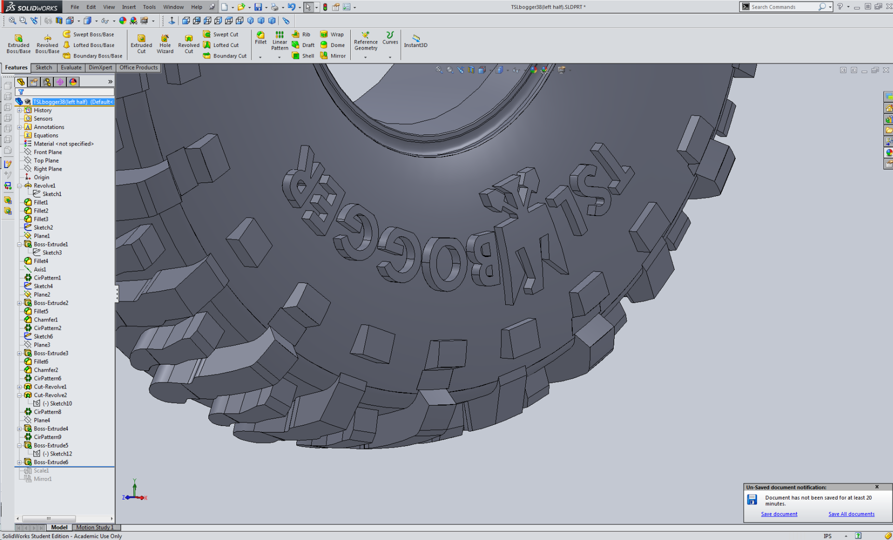 CAD Model a Tire in SolidWorks : 11 Steps - Instructables