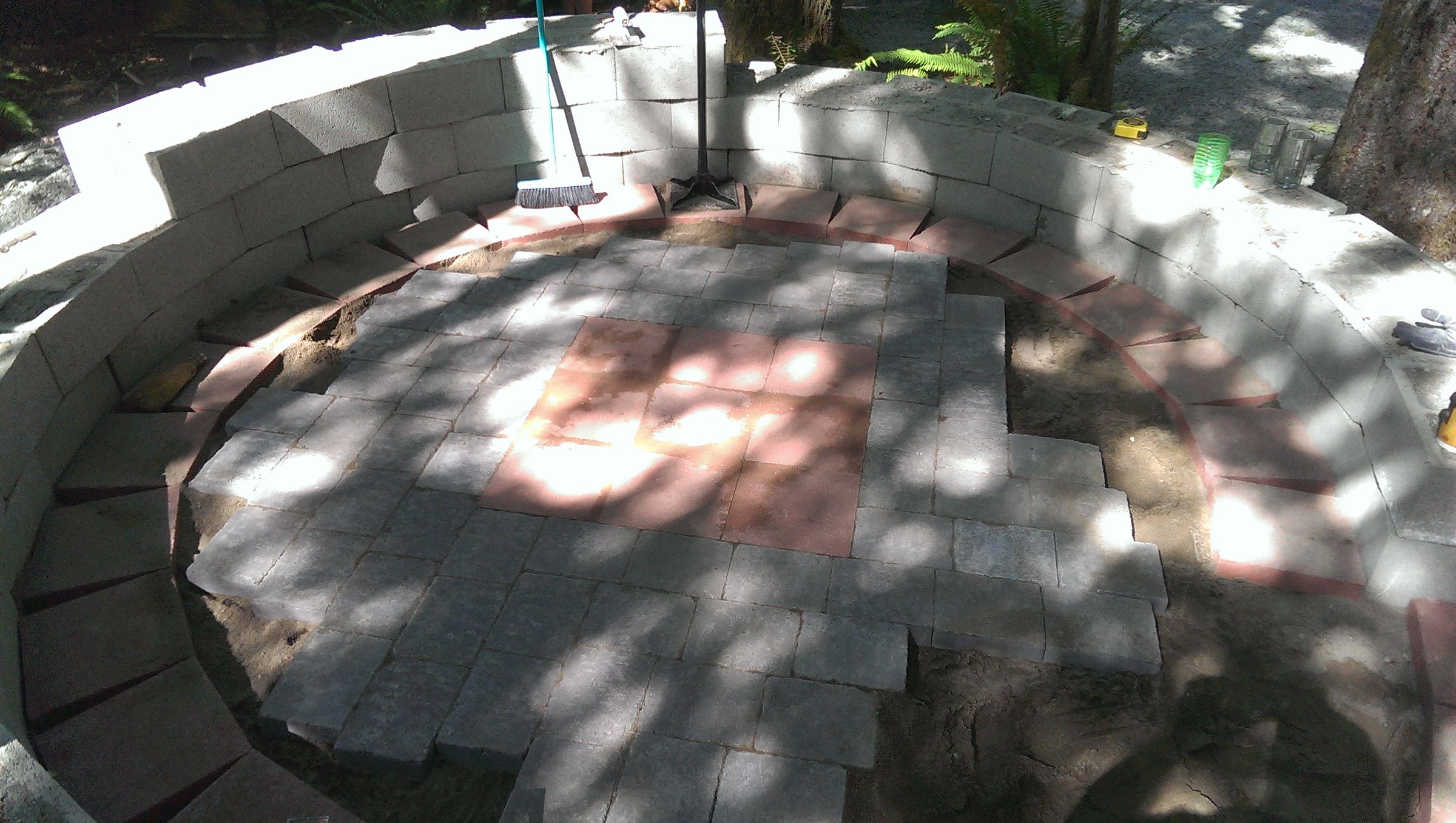 How to Make a Stone Patio Fire Pit : 6 Steps (with Pictures ...