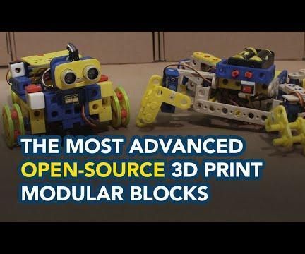 The Most Advanced Open-Source 3D Print Modular Block for STEM : 4 Steps ...