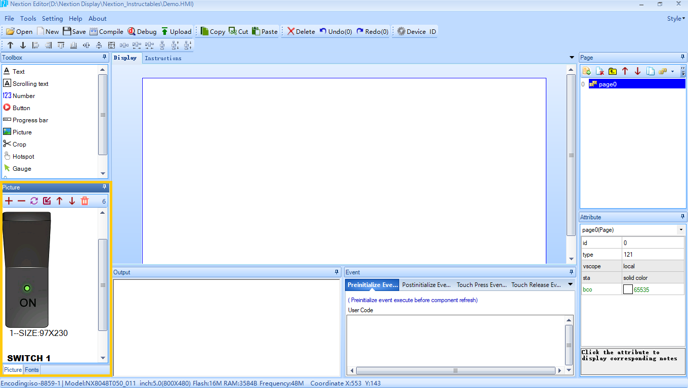 Nextion Display Interface With ESP 32 Four Relay Board : 7 Steps ...