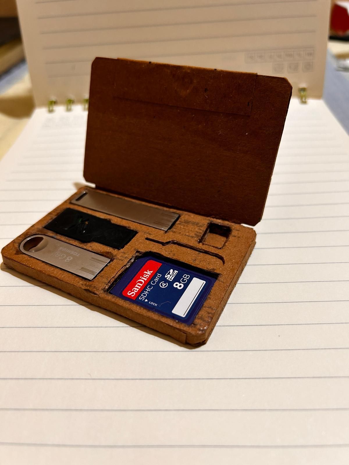 How to Make a Fancy Case for Organizing Computer Storage Devices : 8 ...