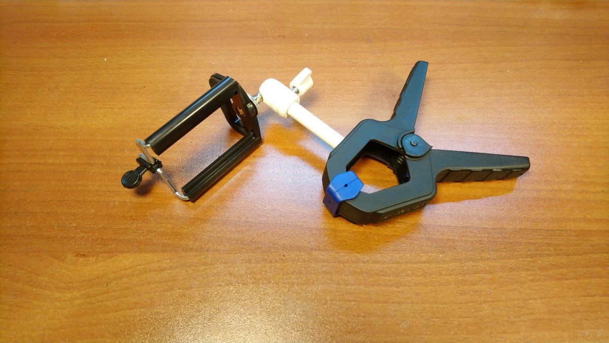Spring Clamp Phone Holder - Instructables