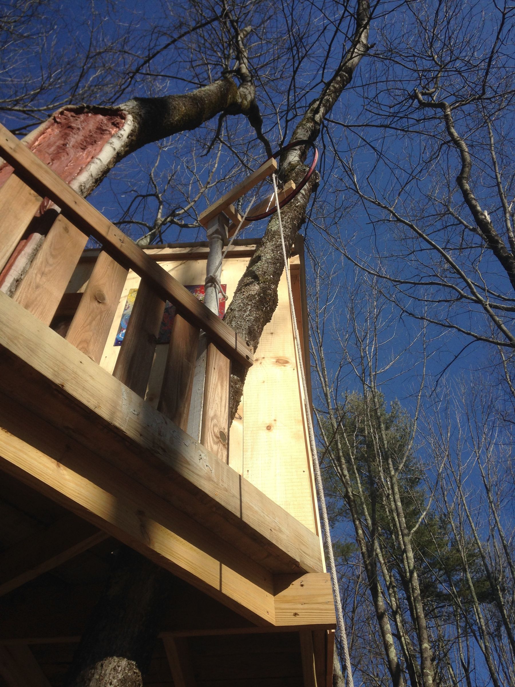 Multi Level Tree House From Recycled Materials : 10 Steps (with ...