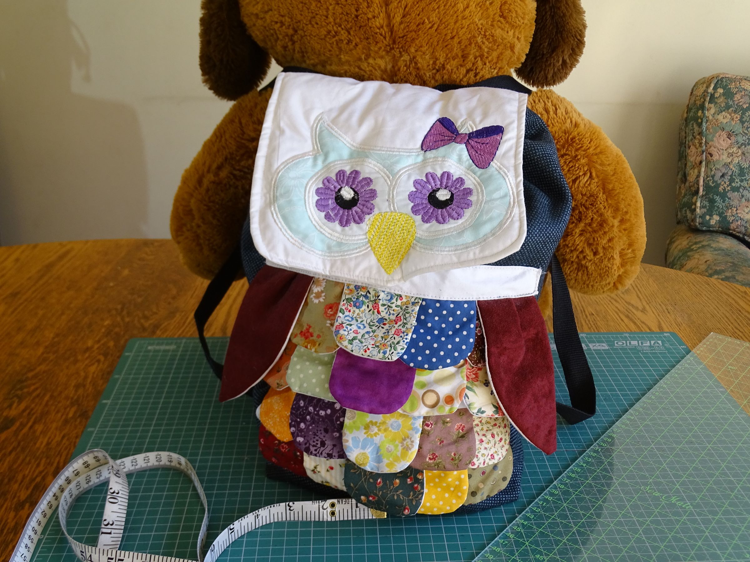 Novelty Owl Backpack : 8 Steps (with Pictures) - Instructables