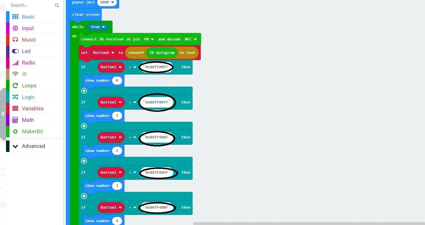 Microbit Infared Controller : 13 Steps (with Pictures) - Instructables
