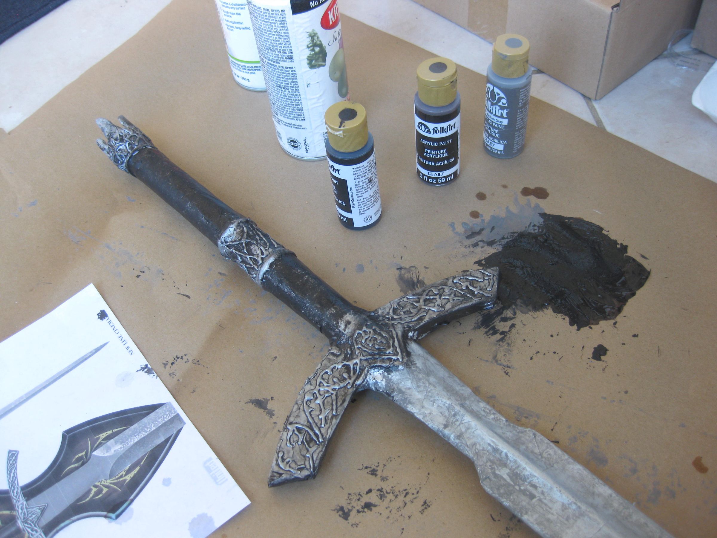 Forge a Paper Sword : 6 Steps (with Pictures) - Instructables