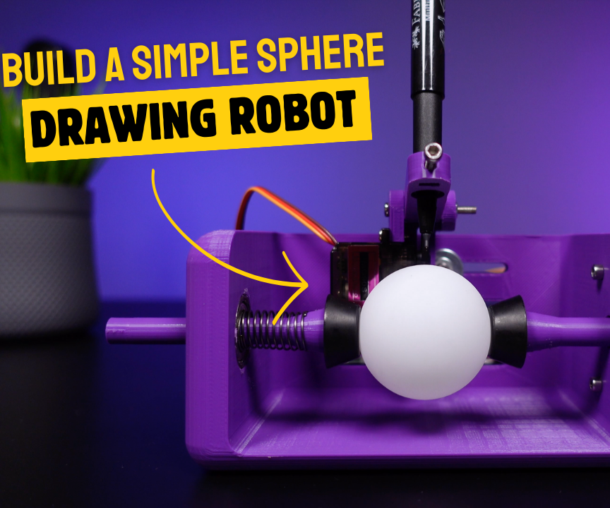 Build a Simple 3D Sphere Drawing Robot (EggBot, EggDuino and SphereBot ...