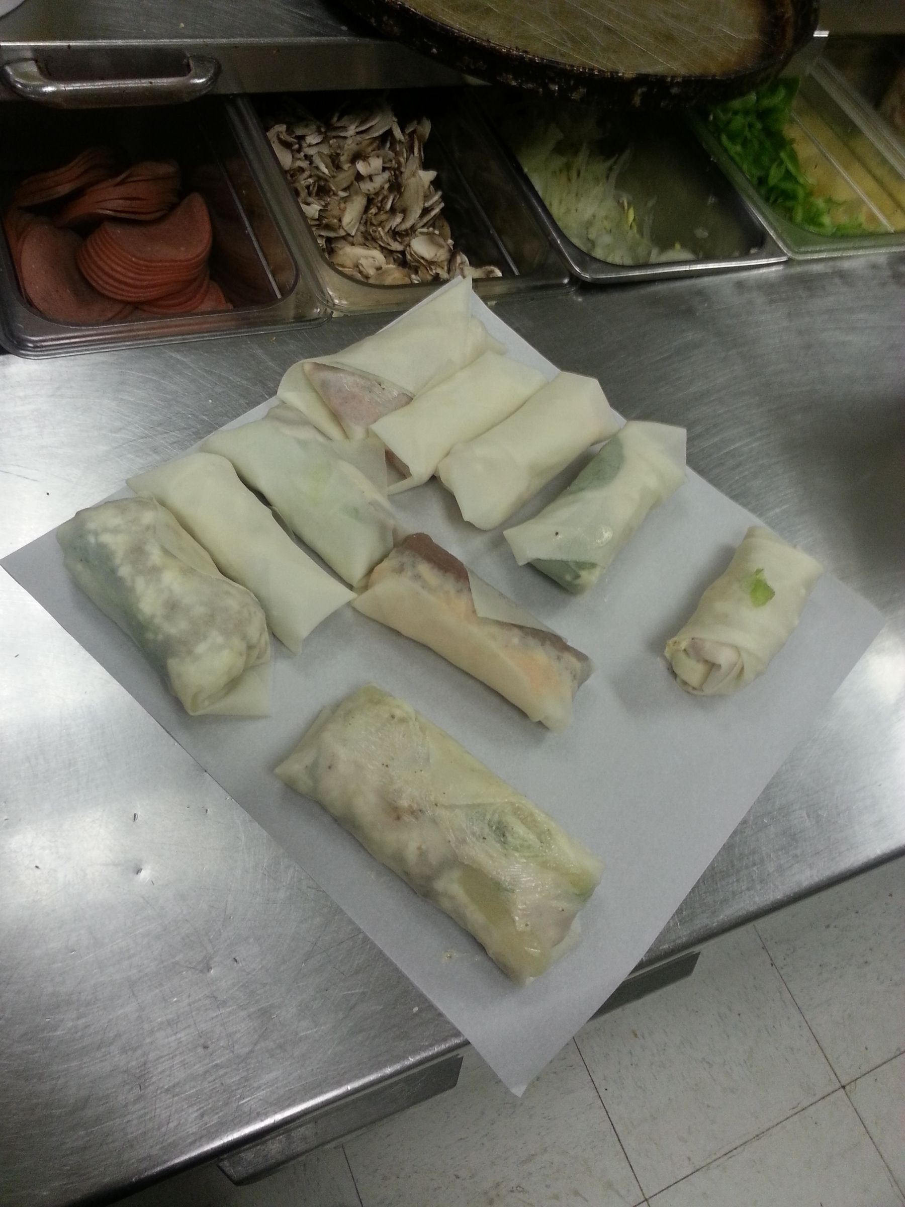 Quick Easy Pizza / Spring Roll Hybrid : 5 Steps - Instructables