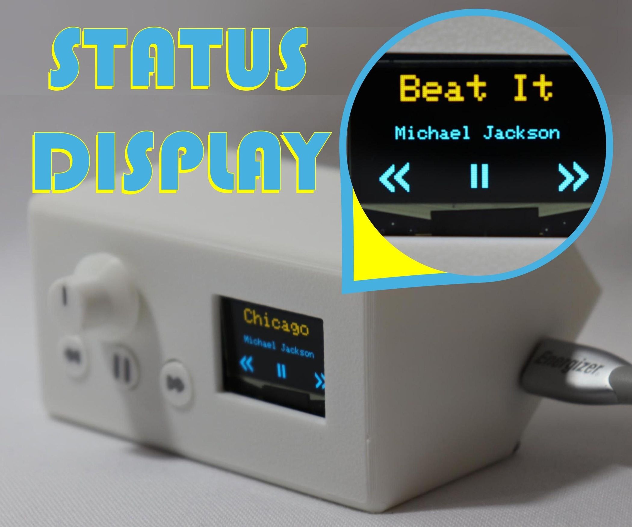 Music Status Player : 9 Steps (with Pictures) - Instructables