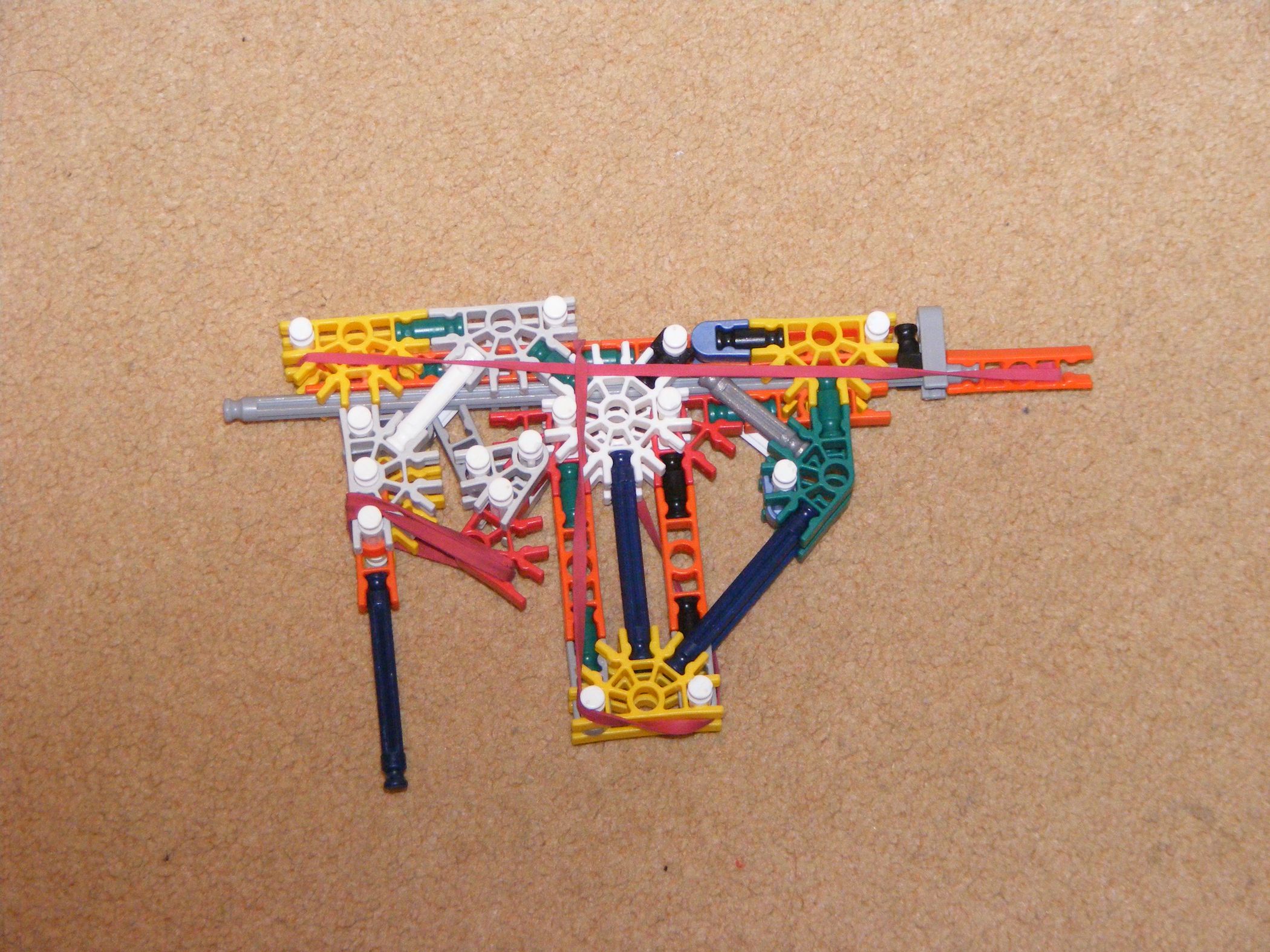 K'nex Gun With Mag, True Trigger and Sight Base. : 9 Steps - Instructables