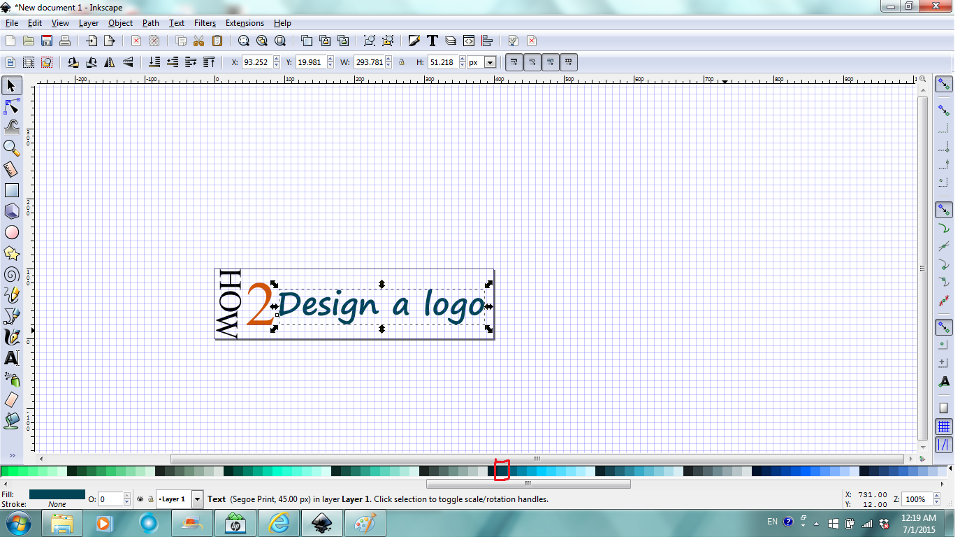 10 Steps to Your Own Logo in Inkscape (free) and Using Creative Market ...