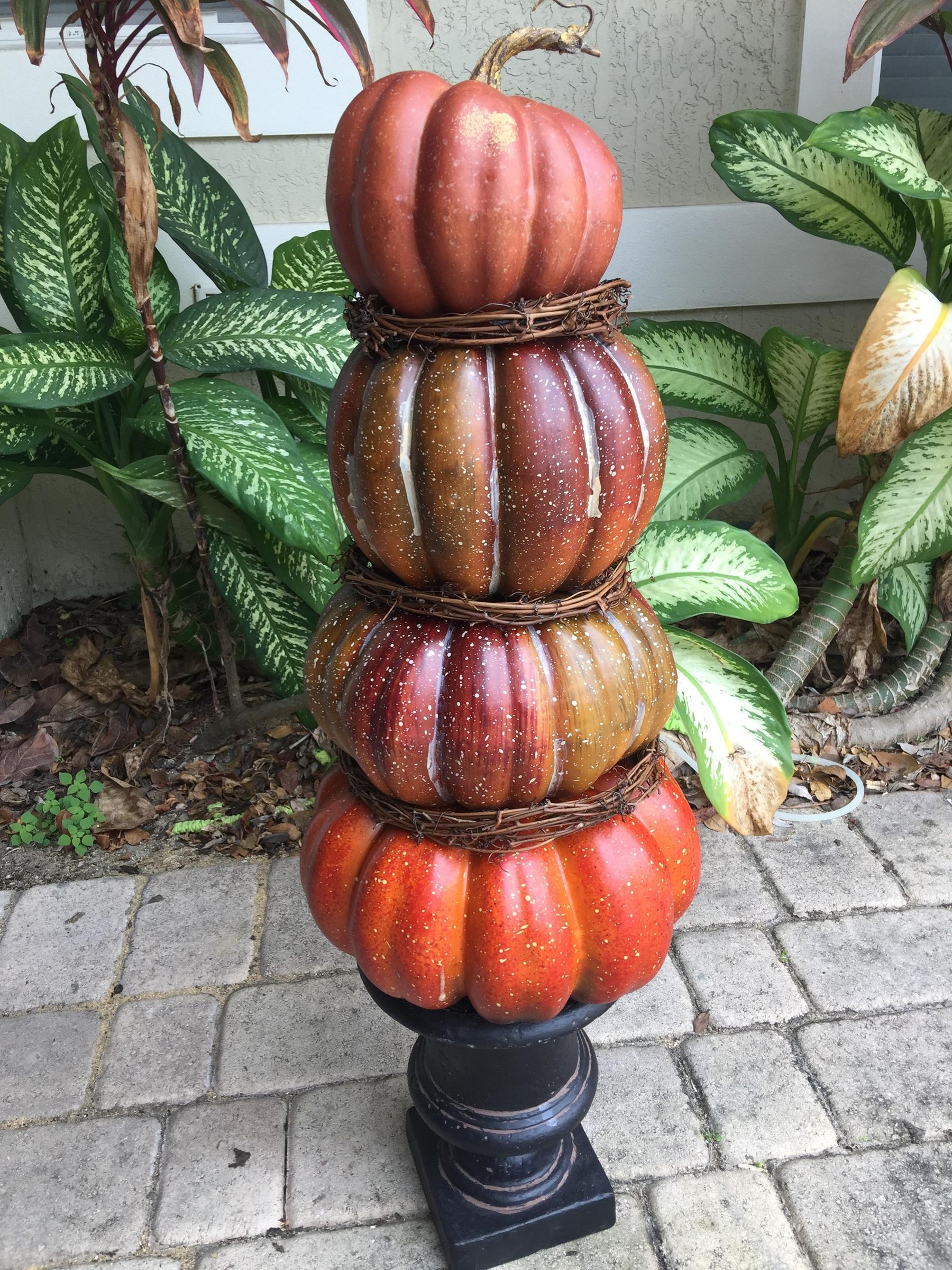 Pumpkin Topiary : 3 Steps (with Pictures) - Instructables