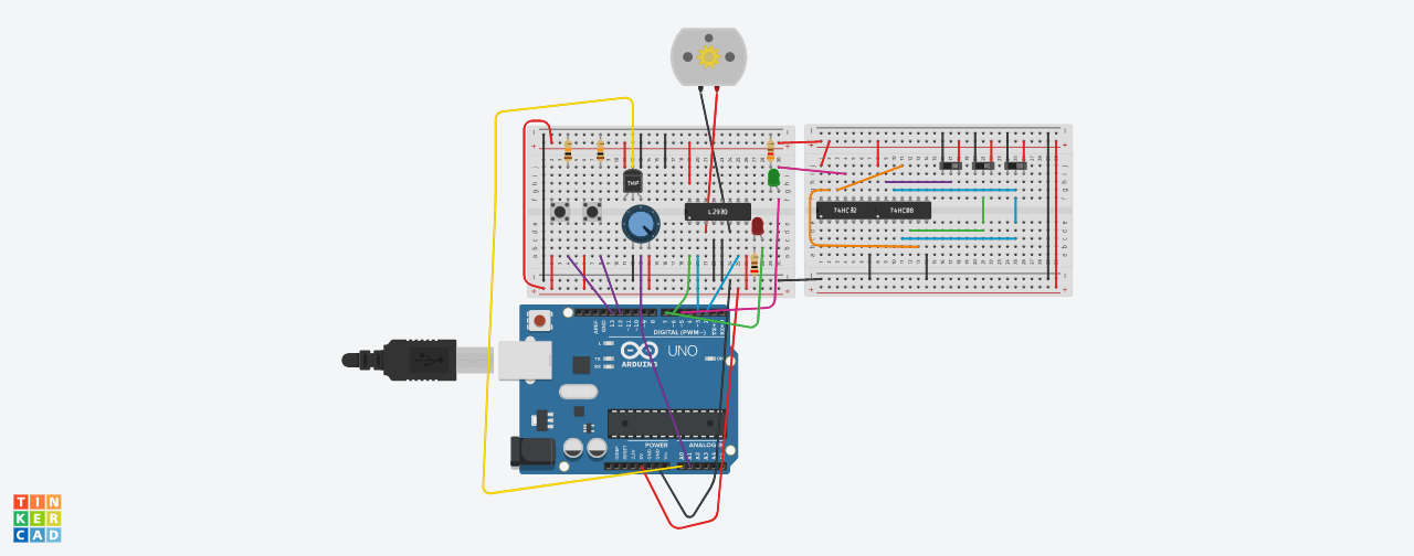 Tinker Cad Dc Motor Project - Hamza : 5 Steps - Instructables