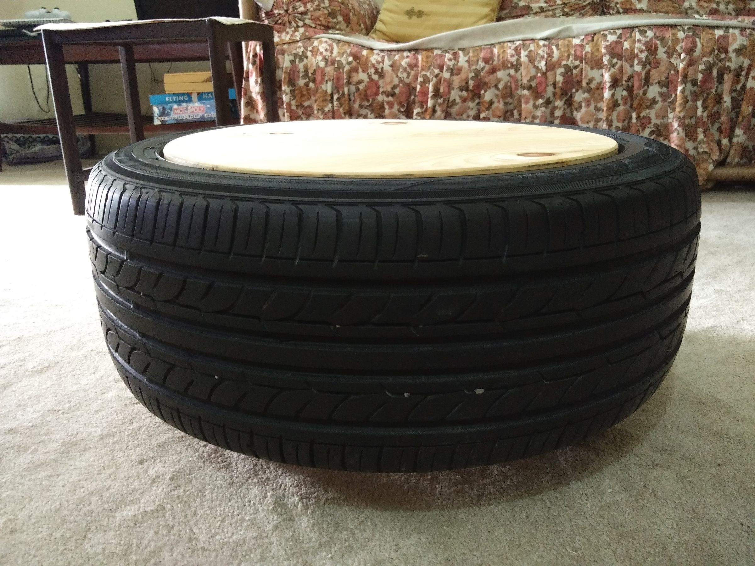 Car Tyre Coffee Table : 8 Steps (with Pictures) - Instructables