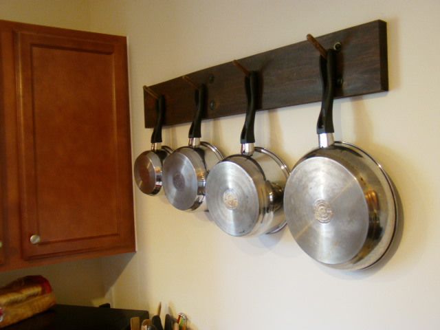 Wall Pot Rack - Almost Free! - Instructables