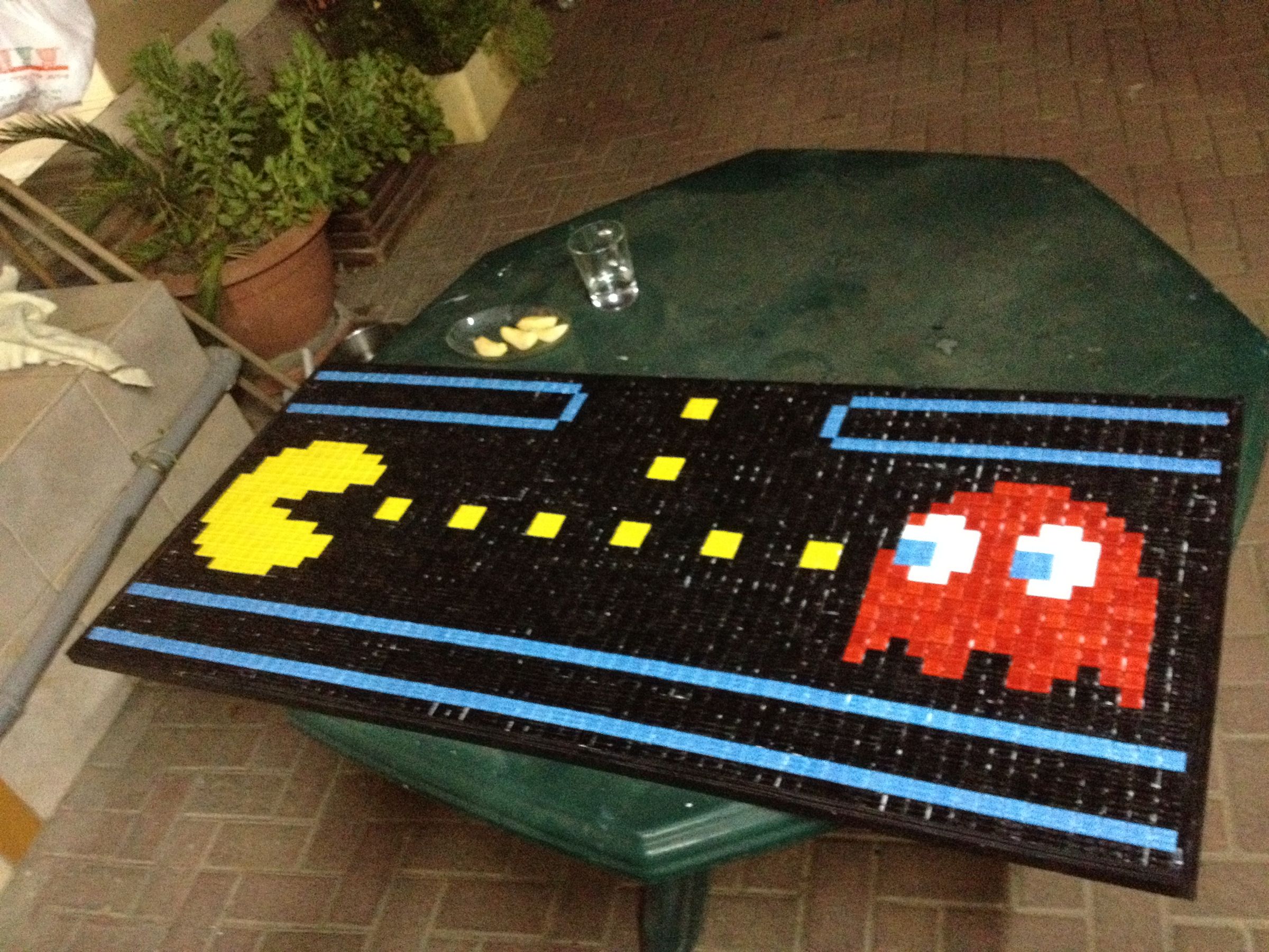 Pac Man / Pacman Mosaic Table Cover : 4 Steps (with Pictures ...