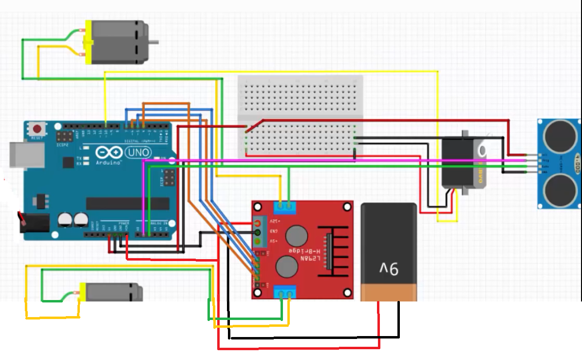 Obstacle Avoiding Robot (Arduino) : 8 Steps (with Pictures) - Instructables