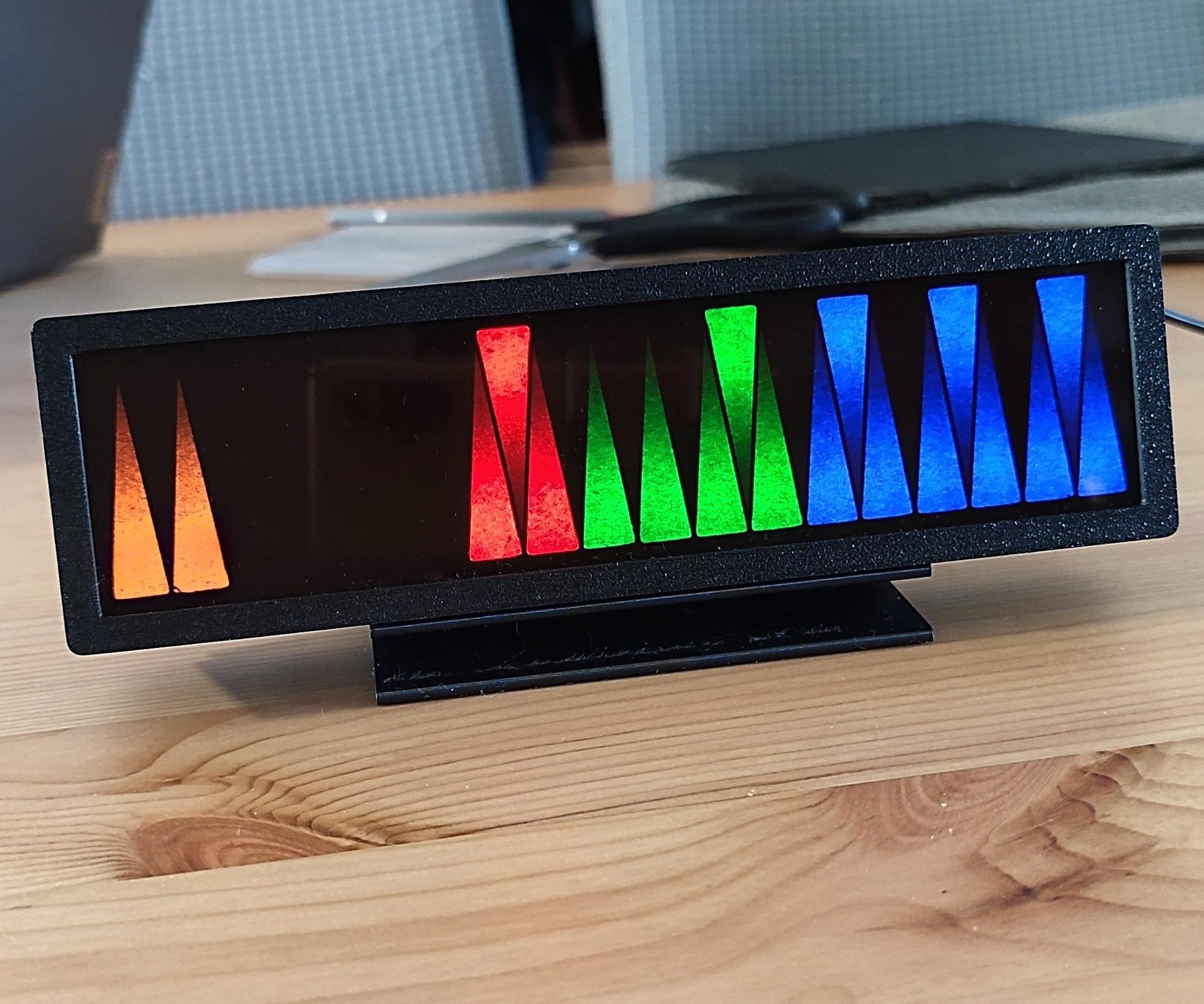 A Linear LED Clock for Your Desktop : 5 Steps (with Pictures) - Instructables