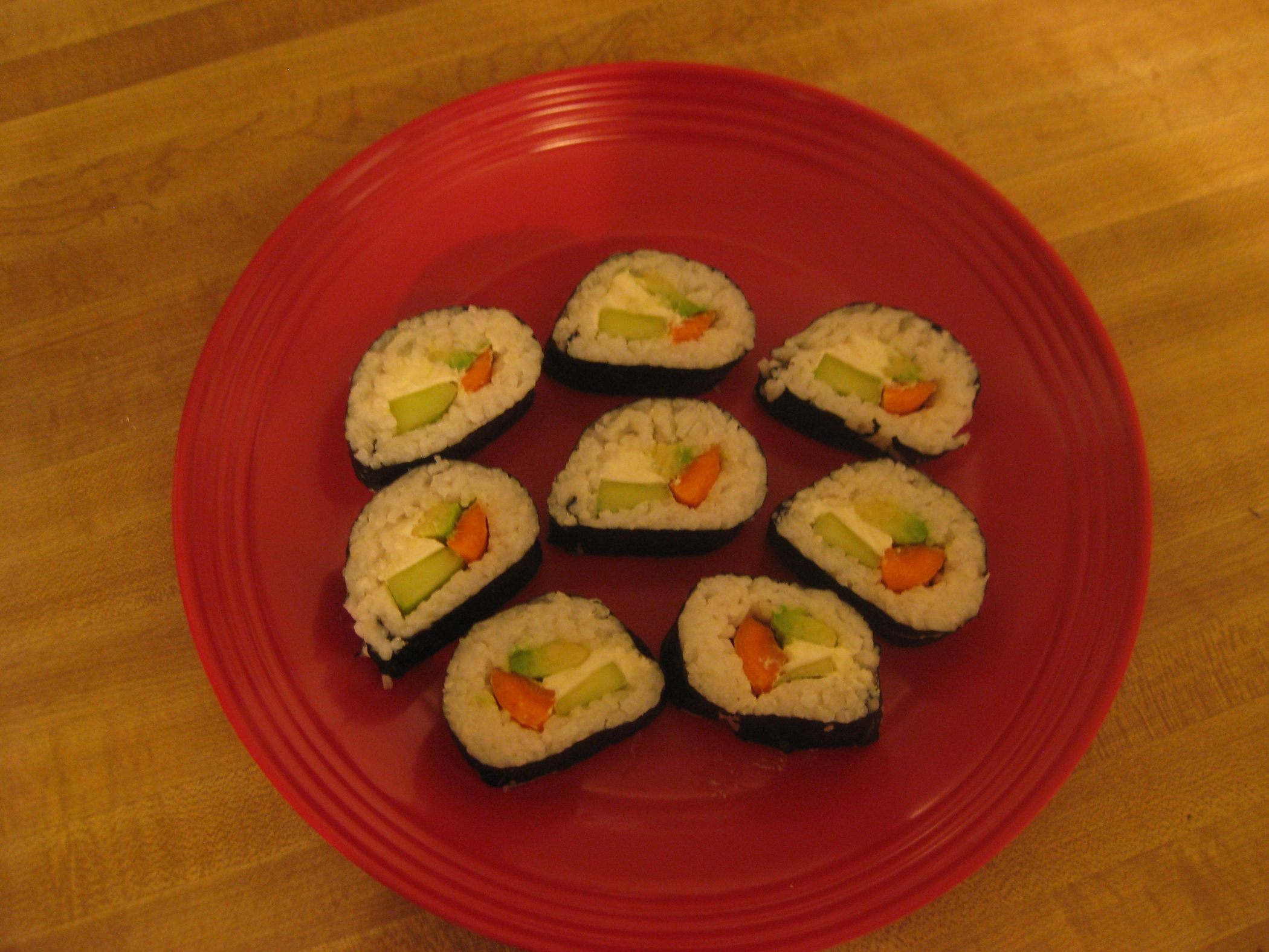 Vegetarian Sushi for Beginners: How to Create a Basic Sushi Roll : 7 ...