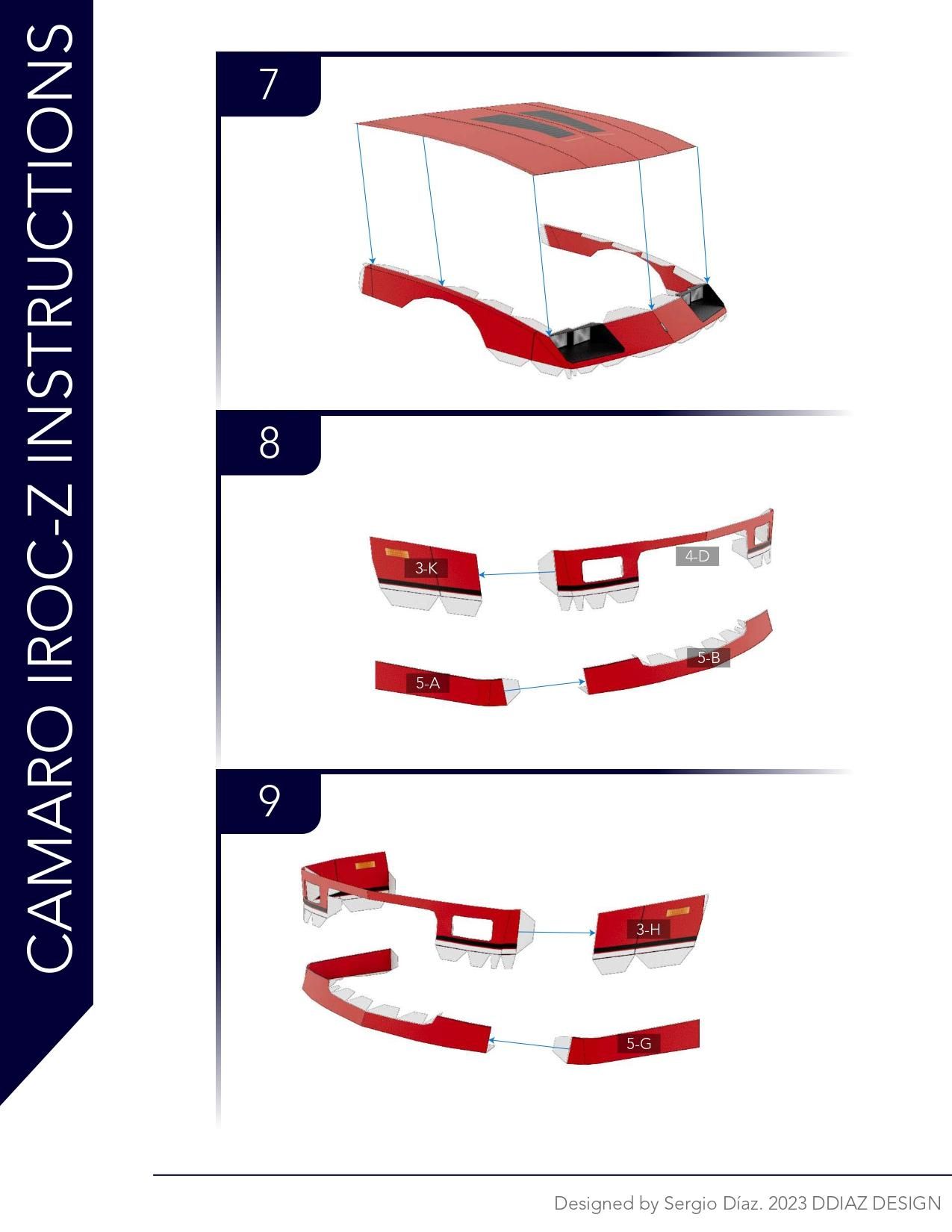 Camaro Z28 IROC-Z DIY Paper-Craft - Instructables