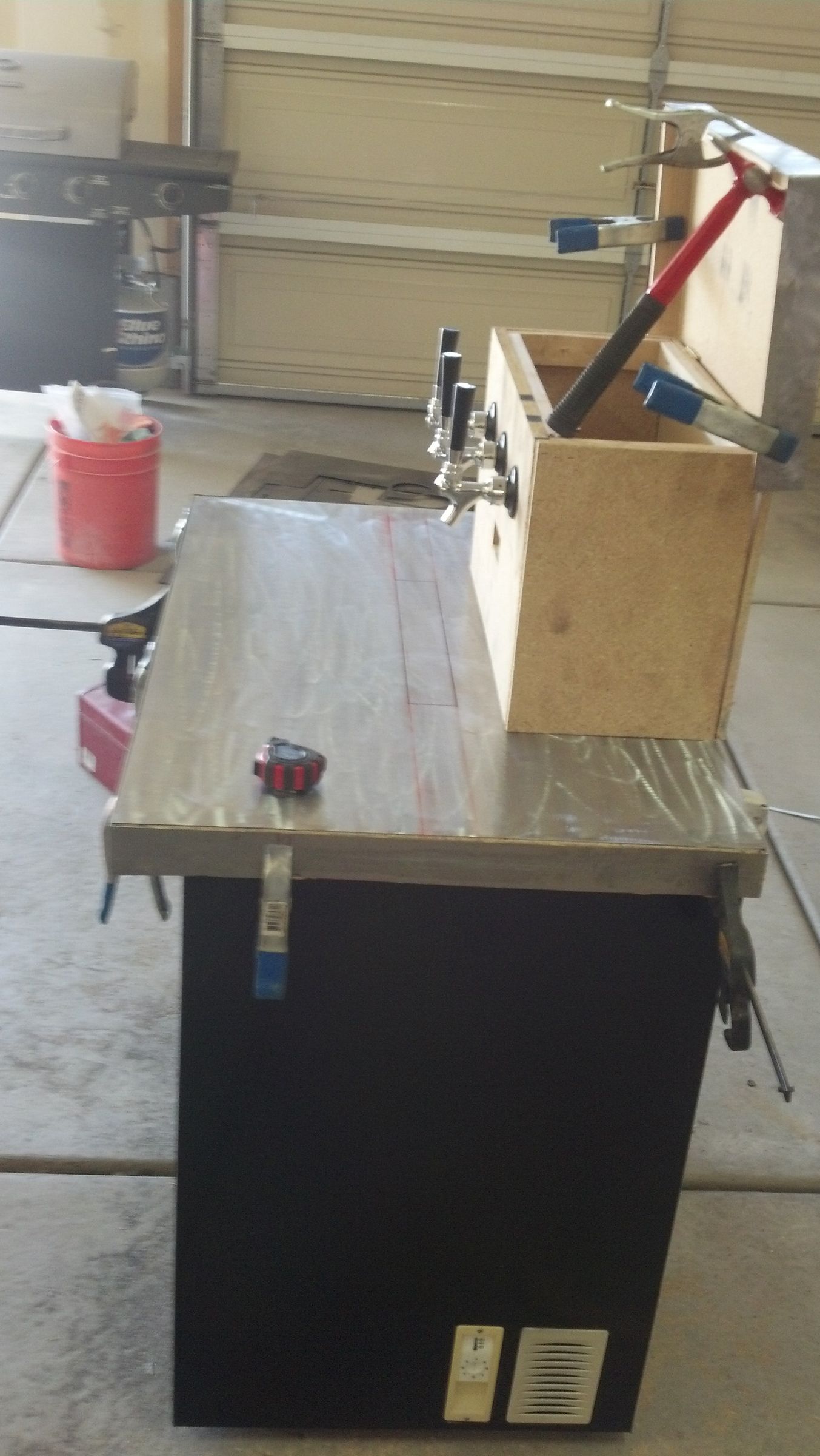 How to Build a Keezer With a 3 Tap Tower (chilled Tower) : 8 Steps ...