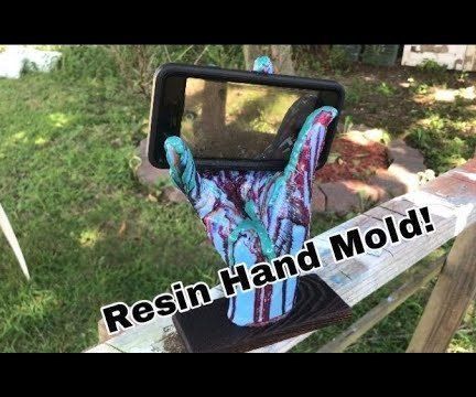 Resin Phone Stand From My Hand : 5 Steps - Instructables