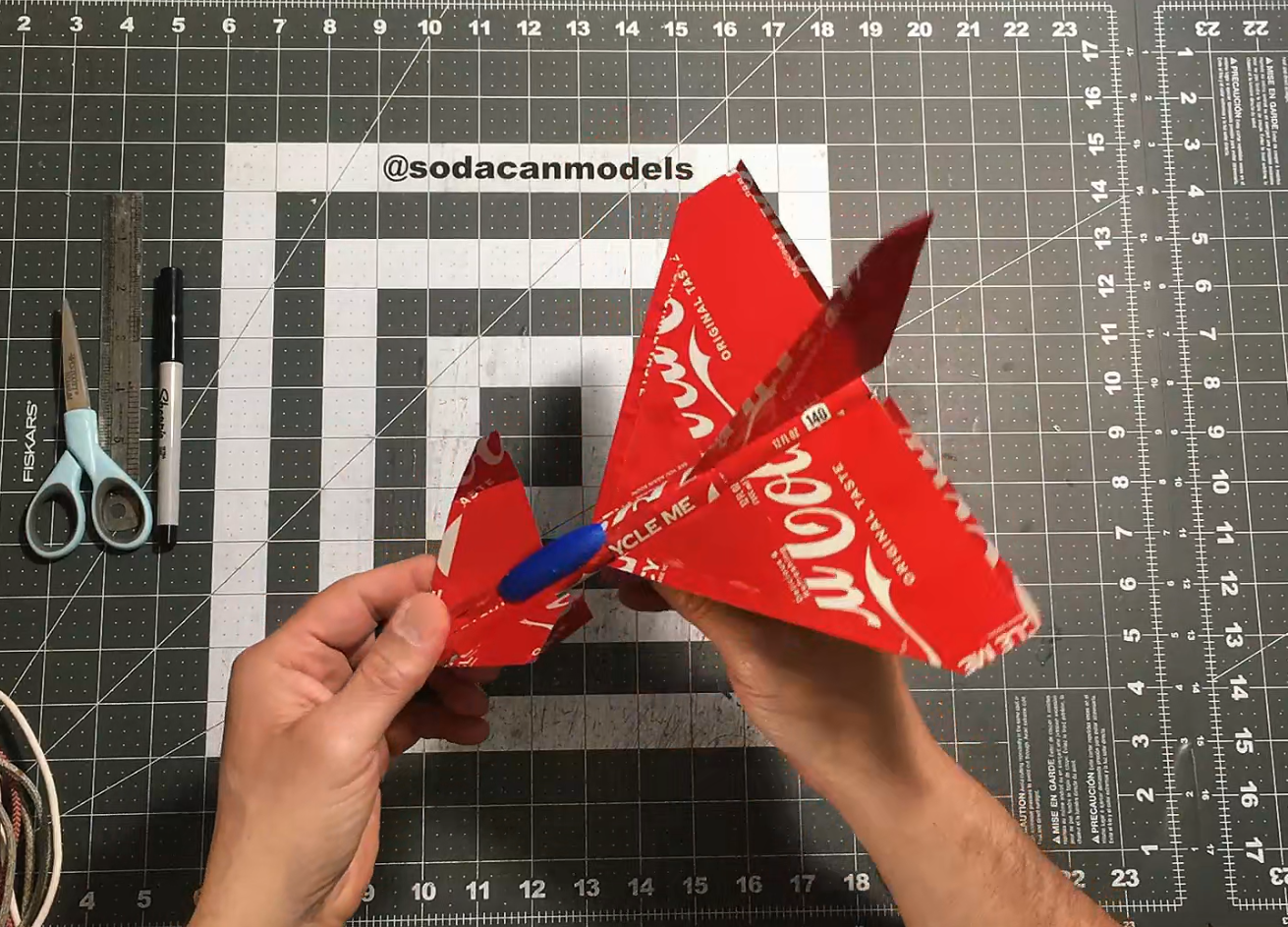 How to Make a DIY Radio Controlled Soda Can Airplane: Transform ...