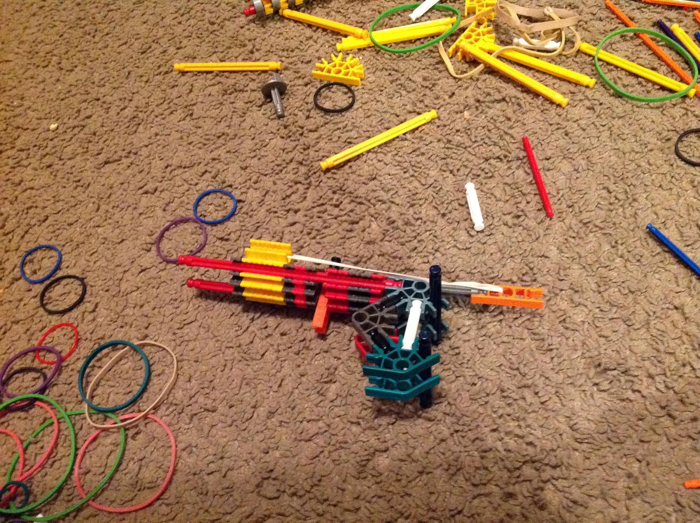 Begginers Simple Knex Gun : 5 Steps - Instructables
