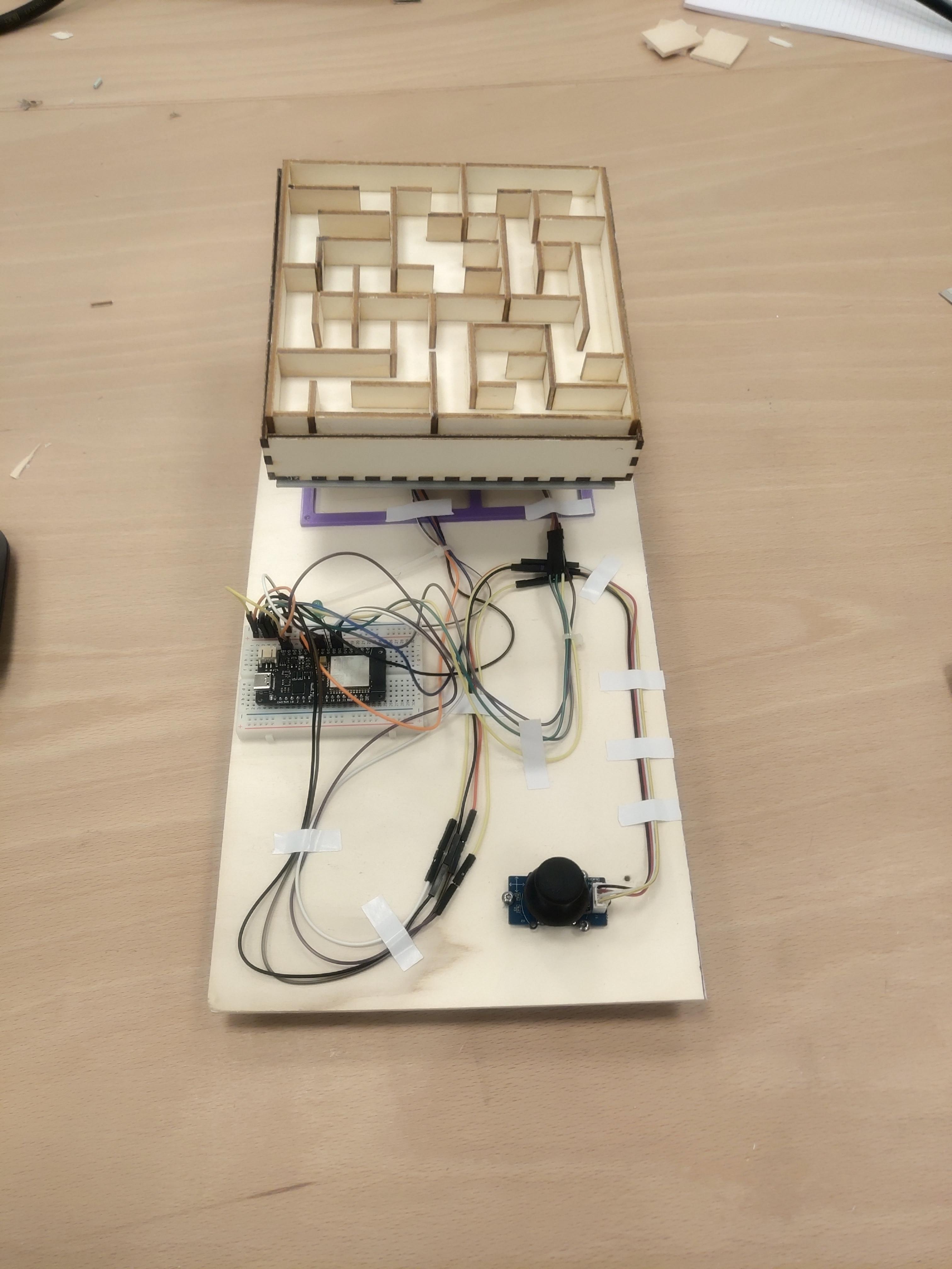 2D Maze: DIY Maze Solver (Building a Bluetooth-Controlled Maze Game ...
