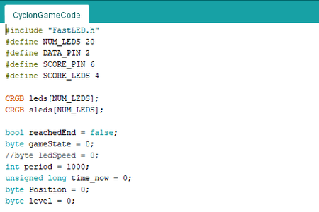 Arduino Cyclone Game (Strip Led): Step by Step : 5 Steps (with Pictures) - Instructables
