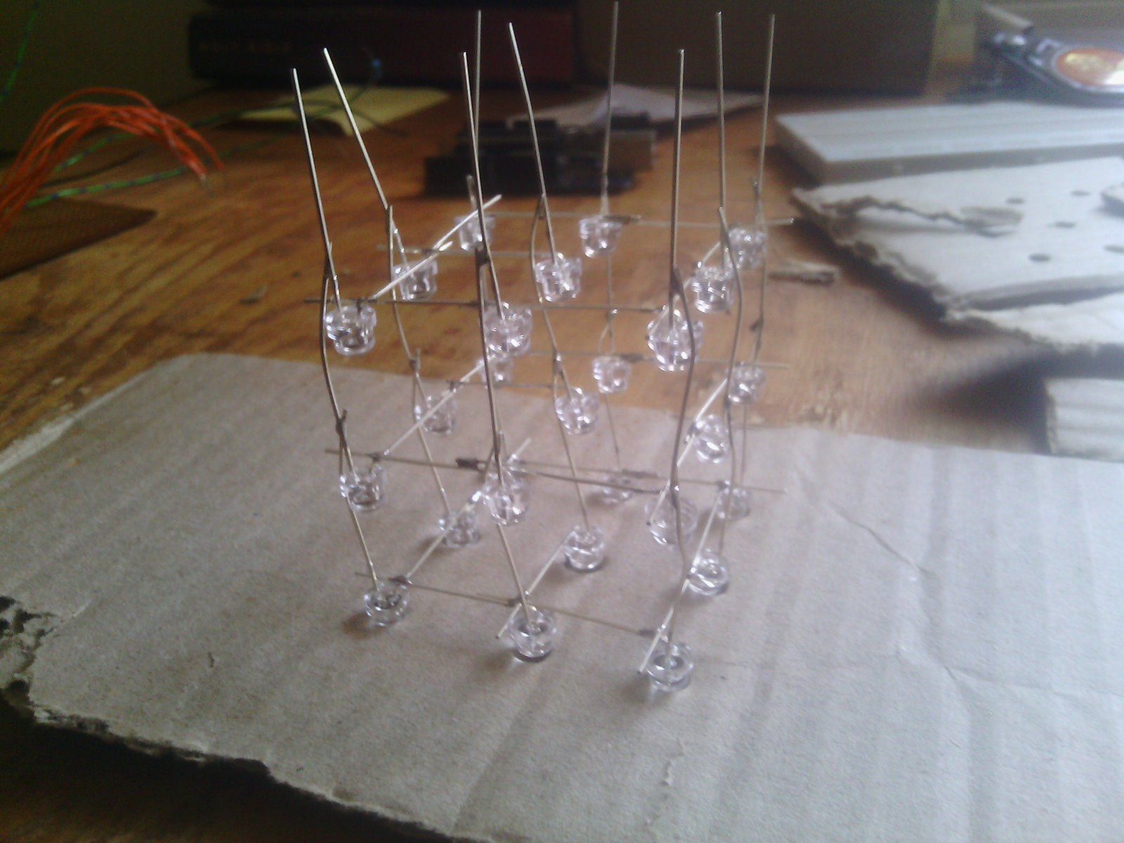 Making an Arduino 3X3 LED Cube in Less Than 30 Minutes : 8 Steps ...