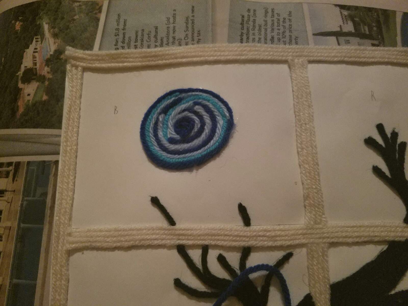 Yarn Painting : 5 Steps (with Pictures) - Instructables