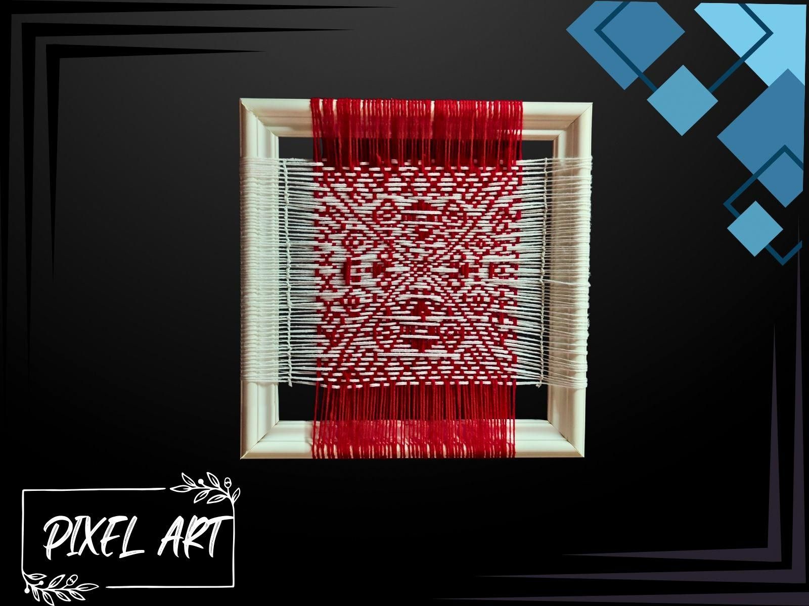 Textured Grid Art - Crafting Wool Patterns on Frames : 8 Steps (with ...