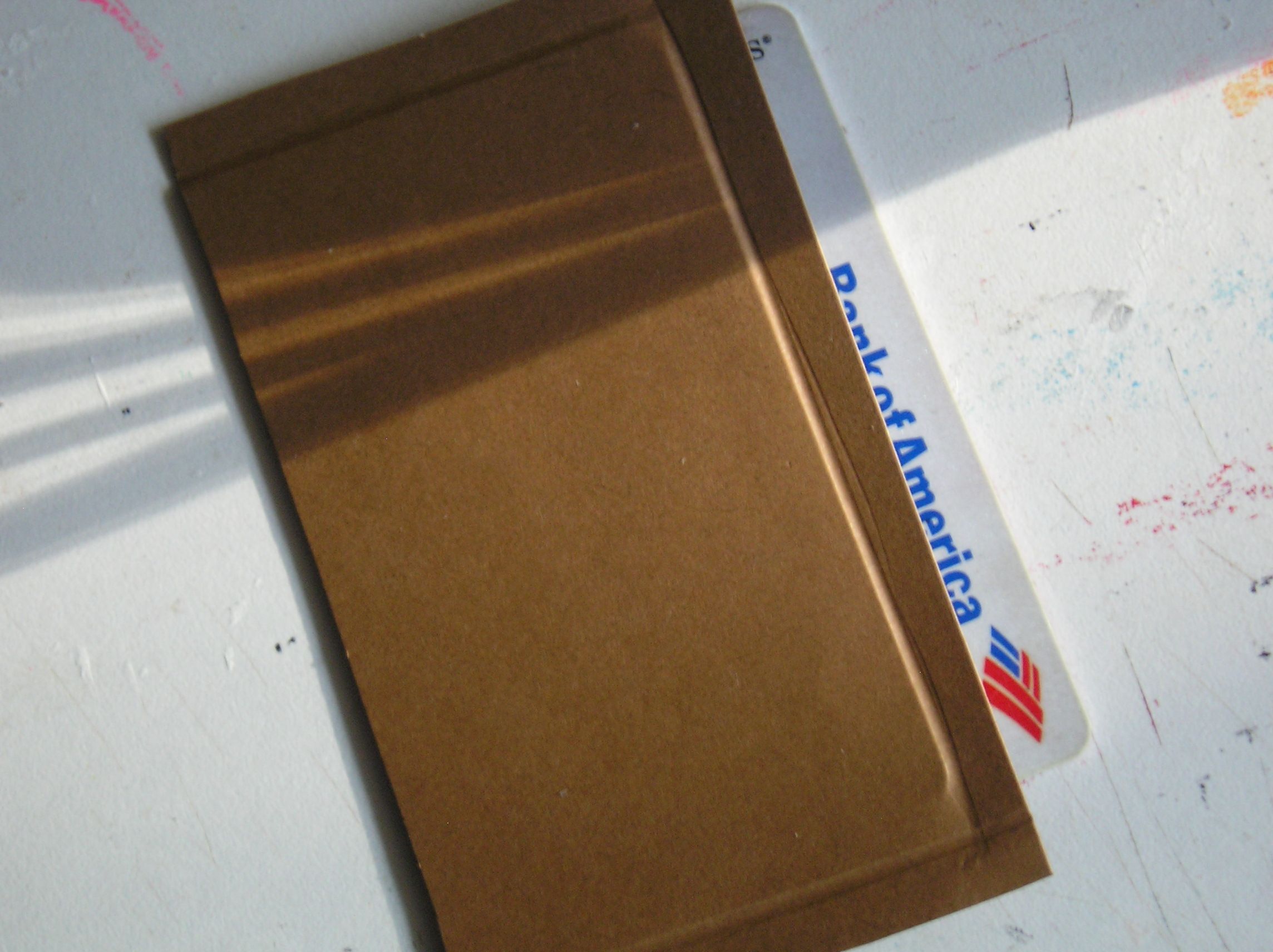Use Cardboard to Make a Billfold or Wallet! : 8 Steps (with Pictures ...