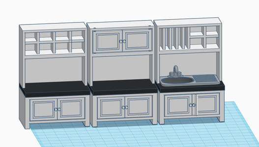 Mix N Match Sylvanian Kitchen (3D Printed Tinkercad Project) : 8 Steps ...