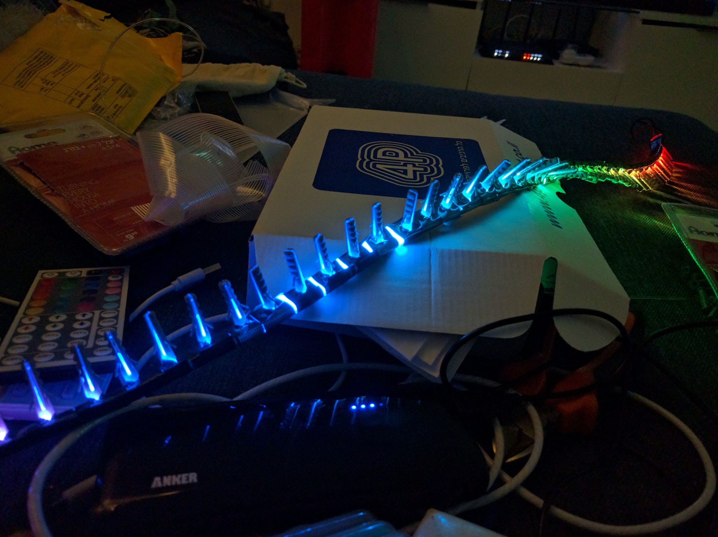 Living Rainbow- an Arduino Controlled Fiber Optic Cape : 10 Steps (with ...