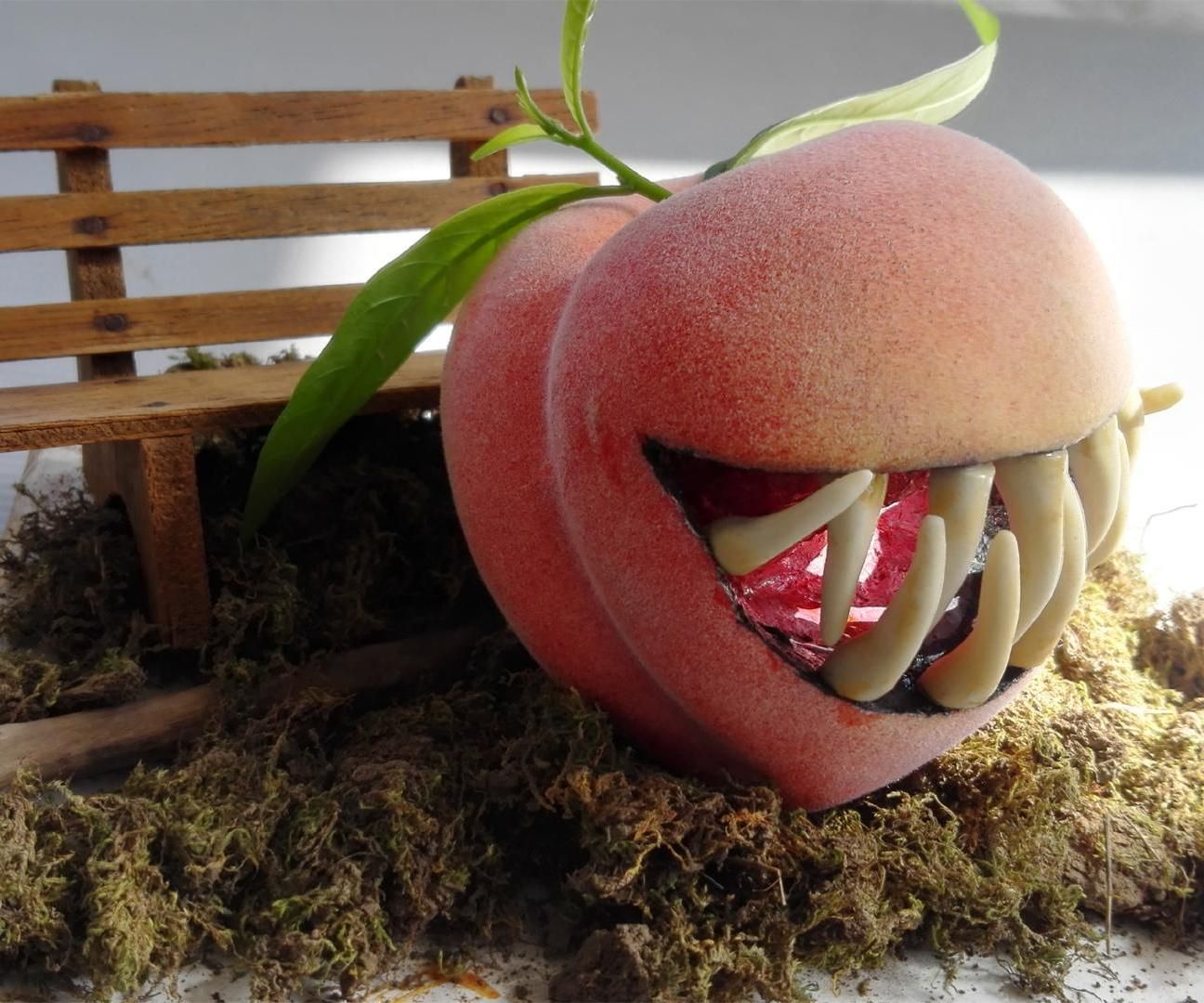 How to Make Venom Peach Diorama | Halloween Decoration Idea. : 5 Steps ...
