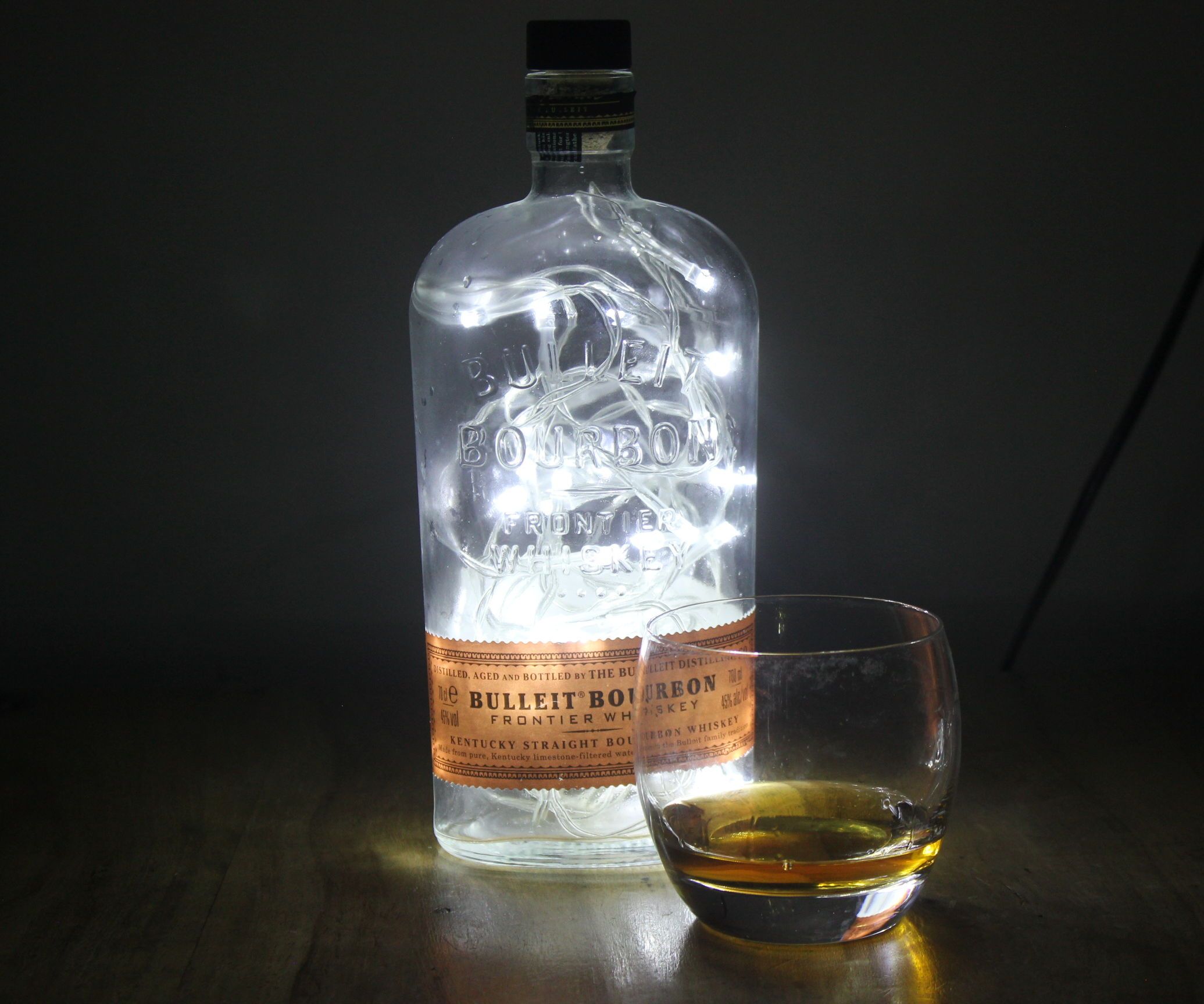 Make a Cool Light From a Whiskey Bottle : 8 Steps (with Pictures ...
